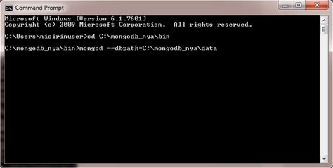 Cara Menjalankan Mongo Database Di Windows 7 X64 ~ Langsungkoding