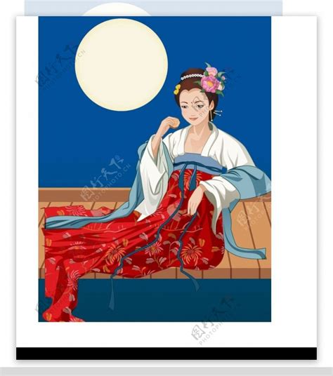 美女嫦娥公主图片素材 编号10524642 图行天下