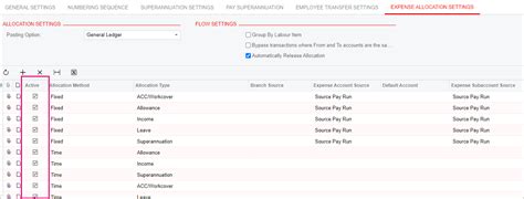 Setting Up Payroll Expense Allocation
