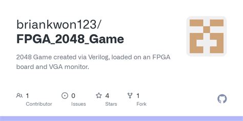 GitHub Briankwon123 FPGA 2048 Game 2048 Game Created Via Verilog