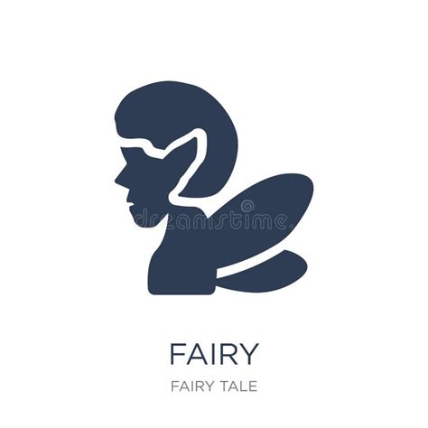 Fairy Icon Trendy Flat Vector Fairy Icon On White Background Fr Stock Vector Illustration Of