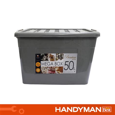 Megabox Premium Storage Box 50l Gray Mg 697s Shopee Philippines