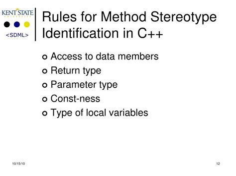 Ppt The Emergent Laws Of Method And Class Stereotypes In Object