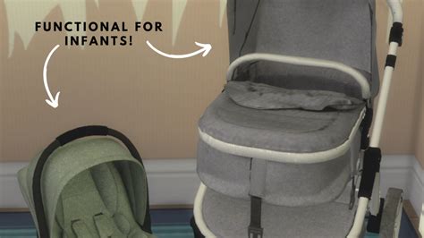 Get More From Dollish On Patreon Stroller Sims 4 Car Seats