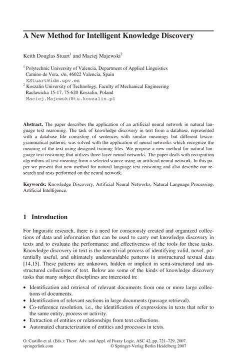 Pdf Selected Problems Of Intelligent Handwriting Recognition