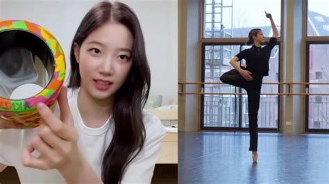 15년 발레 경력 르세라핌의 카즈하가 여전히 하는 스트레칭 하퍼스 바자 코리아