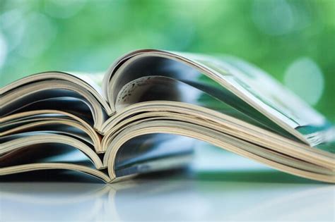 premium photo news stack background advertising article book brochure business