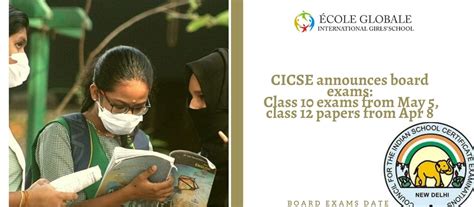 Cicse Announces Board Exams Class 10 Exams From May 5 Class 12 Papers From Apr 8