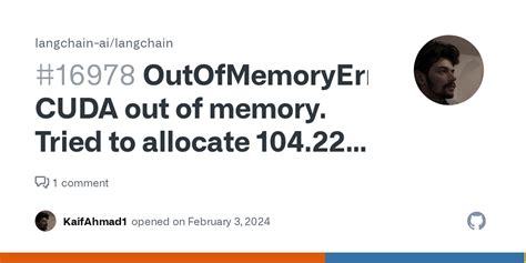 Outofmemoryerror Cuda Out Of Memory Tried To Allocate 10422 Gib Gpu 0 Has A Total Capacty Of