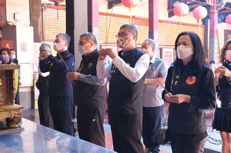 財團法人台中樂成宮旱溪媽祖廟 🙌歡迎 正統鹿耳門聖母廟 由王總會長率領執事人員蒞臨本宮參香
