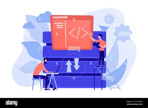 Big Data Developer Concept Vector Illustration Stock Vector Image And Art