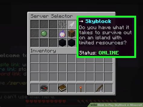 3 Ways To Play SkyBlock In Minecraft WikiHow