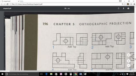 Solved 1 Only Third View Sketching Problems Sketch The