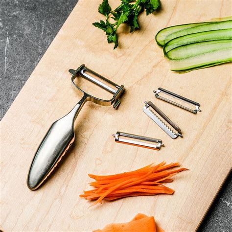 글로벌나이프 Gs 94 3way 필러 채칼 감자칼 사과칼 감도 깊은 취향 셀렉트샵 29cm