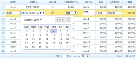 Javascript How To Use Input Typedate For Date Column In Jqgrid