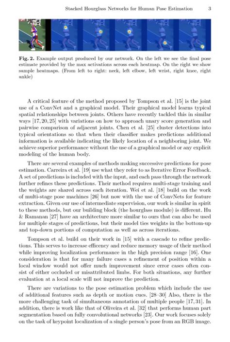 Stacked Hourglass Networks For Human Pose Estimation Deepai