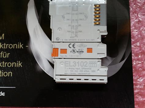 Beckhoff EL3102 2 Channel Analog Input Terminal Andre Ertel ANERTKOM Industrial Electronics