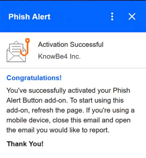 Knowbe4 Phishing Alert Button Pab Information Technology Division Montclair State University