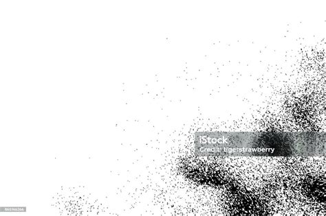 낟 알 그런 지 흰색 배경에 추상 텍스처입니다 흰색 바탕에 검정에 서 잉크의 벡터 튀기지 흰색 바탕에 검정 잉크 타격 폭발입니다 스프레이 페인트 드롭 벡터입니다 거친에 대한