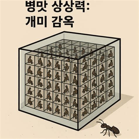 🐜 병맛상상력 시리즈 개미만큼 작아진 죄수들