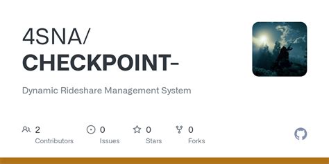 Github 4snacheckpoint Dynamic Rideshare Management System