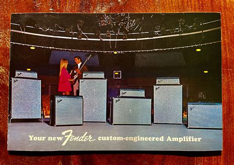 Original 1971 Fender Twin Reverb Owners Manual Reverb UK