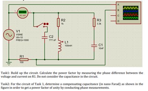 solved task1 build up the circuit calculate the power