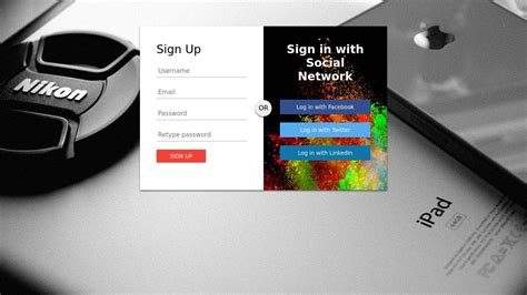Responsive Sign Up Form