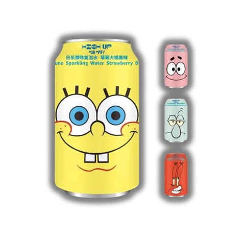 Spongebob Ramune Strawberry Daifuku Soda Pinkiessweeties