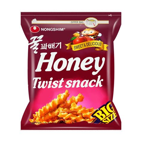 [nongshim] Honey Flavored Twist Snack 농심 꿀꽈배기 Big Size 285g