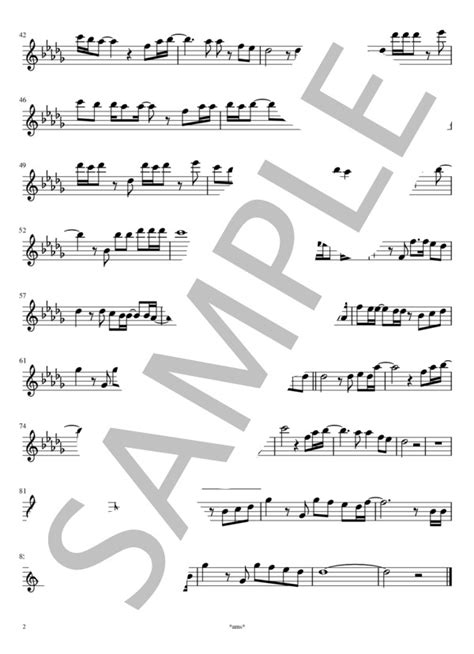 【楽譜】 栄光の架橋 ゆず アルトサックス 初〜中級 Piascore 楽譜ストア