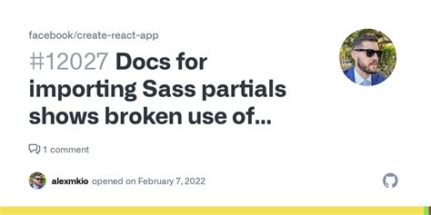 Docs For Importing Sass Partials Shows Broken Use Of Use · Issue