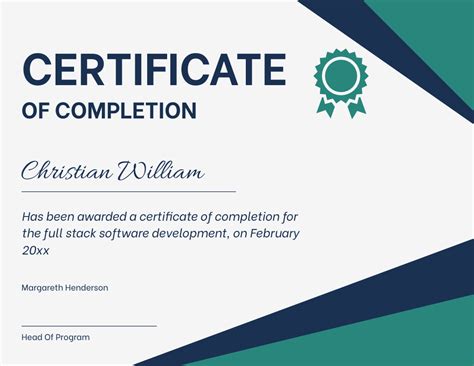 Certificate Template Software