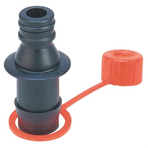 Neta Drip Irrigation Click On Joiner With Bug Cap 19mm Grey And Red