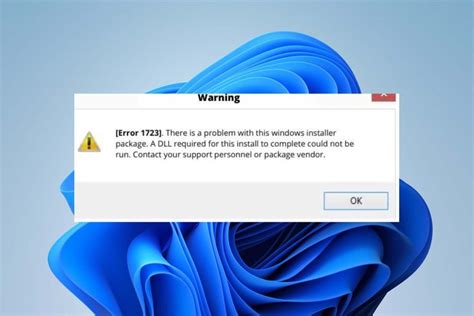 how to fix error 1723 windows installer problem