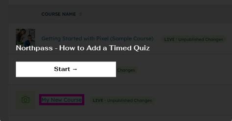 How To Add A Timed Quiz