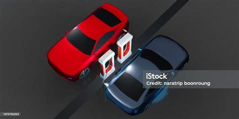 차고 발전소 자동차 충전소 3d 일러스트레이션에서 전기자동차충전 공중 뷰에 대한 스톡 사진 및 기타 이미지 공중 뷰 차 충전 Istock