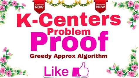 Ep 20 Algorithm K Centers Problem Proof Greedy Approximate