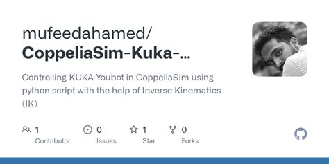 GitHub Mufeedahamed CoppeliaSim Kuka Youbot And Python Controlling
