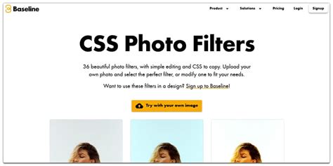 Css Filter Generators And Libraries Css Author