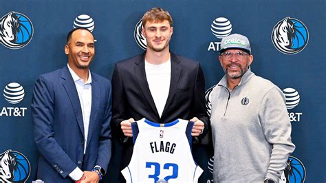 Cooper Flagg Looks Comfortable As No 1 Pick Gets Introduced In Dallas