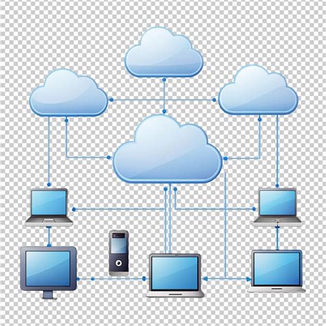 cloud computing flowchart psd high quality free psd templates for download freepik