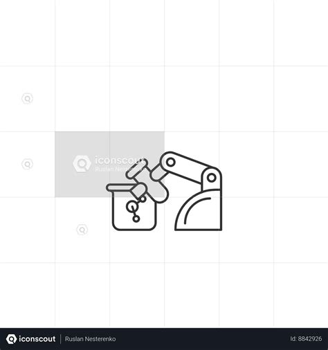 Robotic Lab Assistant Animated Icon Download In Json Lottie Or Mp4 Format