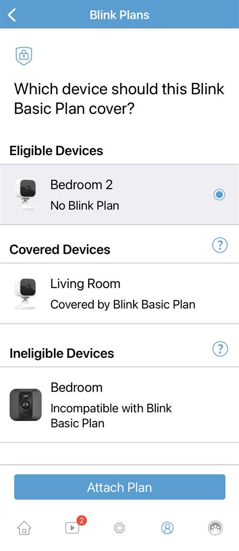 Blink Attaching Basic Subscription Plans In The Blink App