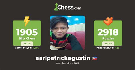 Earl Patrick Agustin Earlpatrickagustin Chess Profile