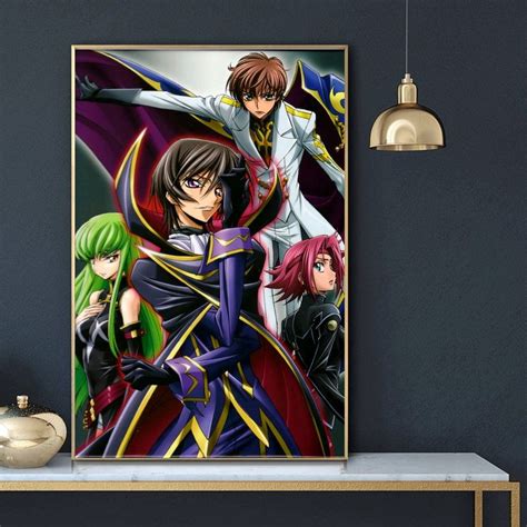 Code Geass Album Art Poster Canvas Wall Art Print John Sneaker
