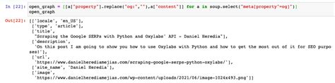 Guide To Seo On Page Scraping With Python Daniel Heredia