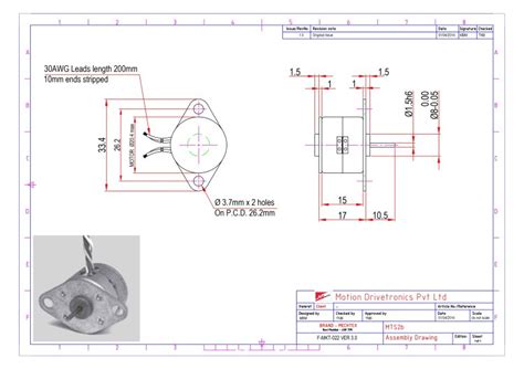 6V Stepper Motor