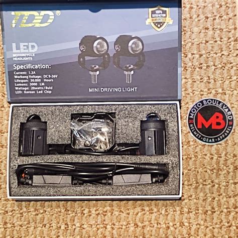 Tdd Mini Driving Lights Original White Yellow Shopee Philippines