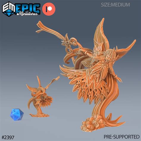 Pixie Miniature Pixie Flying Miniature For Dandd 5e Pathfinder And Other